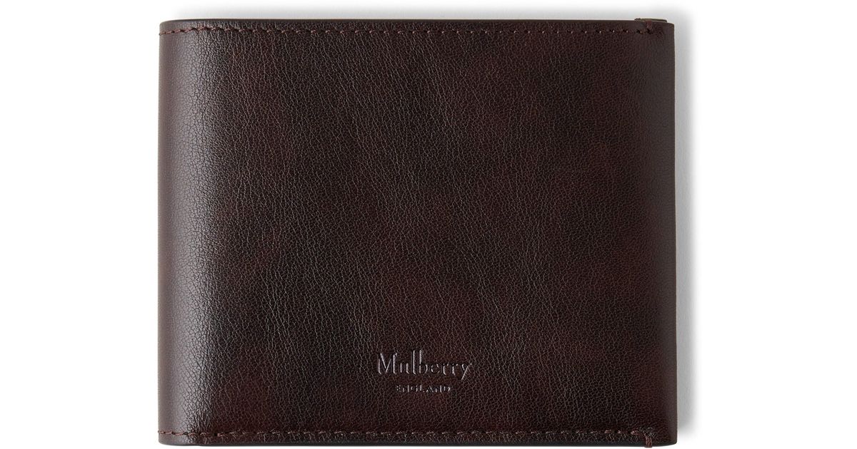 Mulberry Leather Camberwell Card Wallet in Black for Men | Lyst