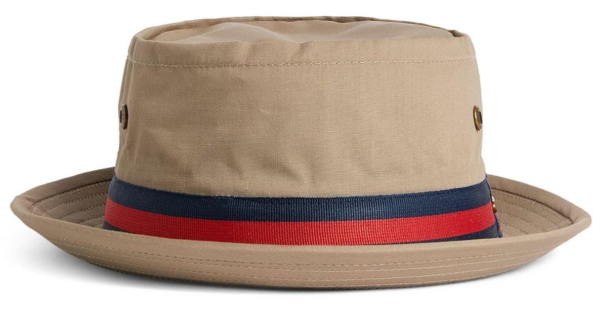 Stetson Cotton-blend Pork Pie Hat in Natural for Men | Lyst