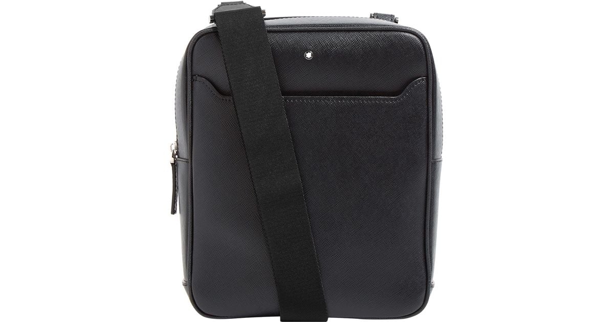 Montblanc Leather Sartorial Messenger Bag in Black for Men | Lyst Canada