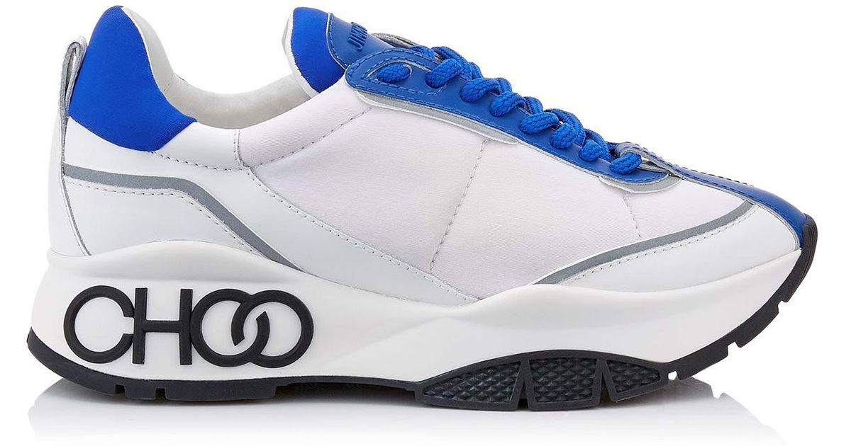 Jimmy Choo Raine Sneakers in Blue | Lyst