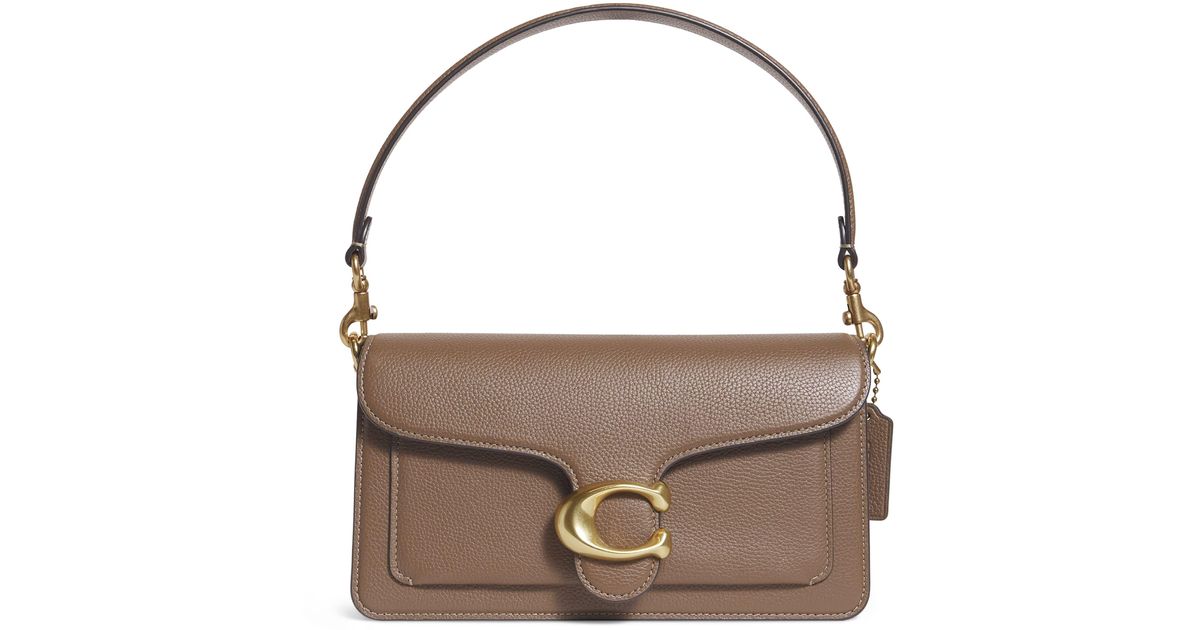 COACH Leather Tabby 26 Shoulder Bag in Brown | Lyst