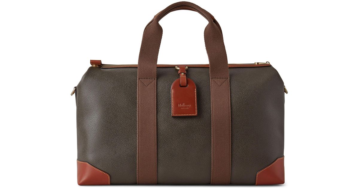Mulberry Heritage Clipper Holdall in Brown for Men | Lyst