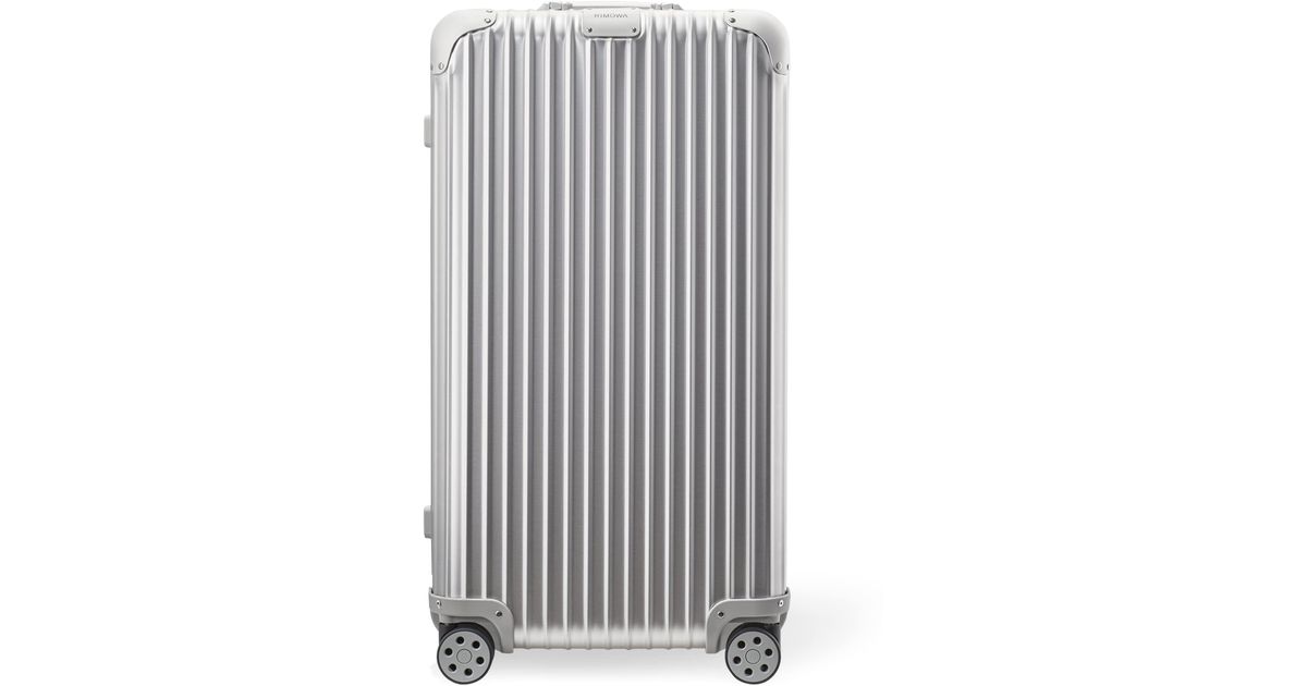RIMOWA Extra Large Original Trunk Suitcase in Gray for Men | Lyst