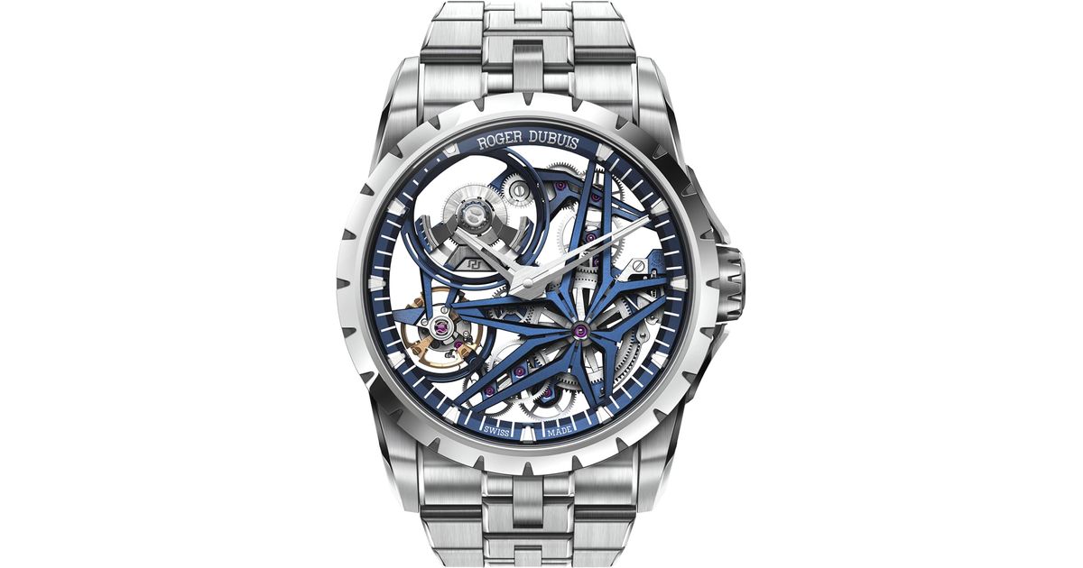 Roger Dubuis Cobalt Excalibur Watch in Metallic for Men | Lyst UK