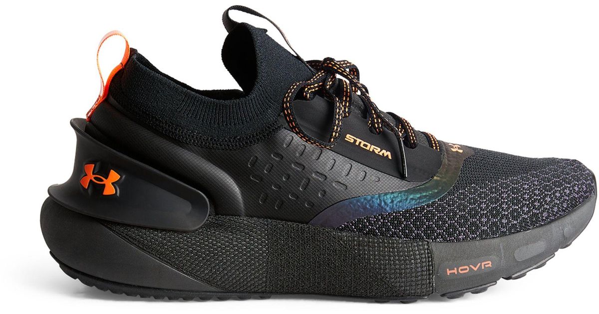 Under Armour Hovr Phantom 3 Storm Running Trainers in Black for Men ...