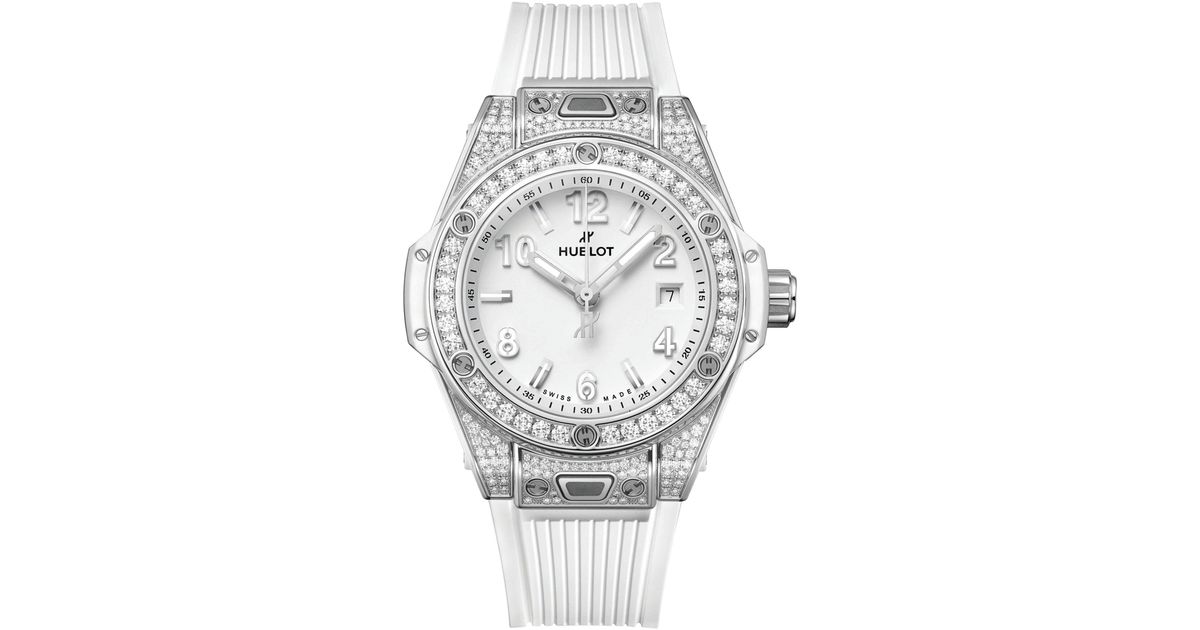 Hublot Stainless Steel And Diamond Big Bang One Click Watch in Metallic ...
