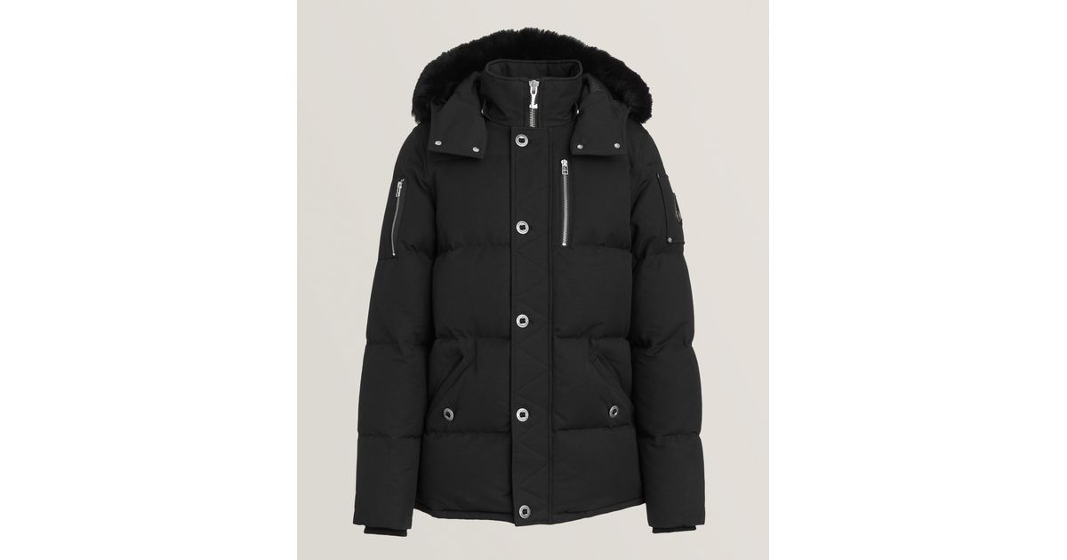 Moose Knuckles Original Shearling 3Q Jacket in Black for Men | Lyst Canada