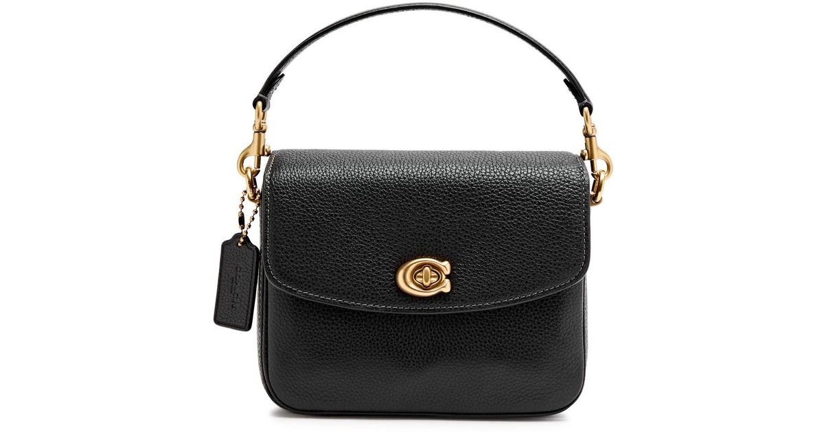 COACH Cassie 19 Leather Cross Body Bag, Leather Bag in Black | Lyst