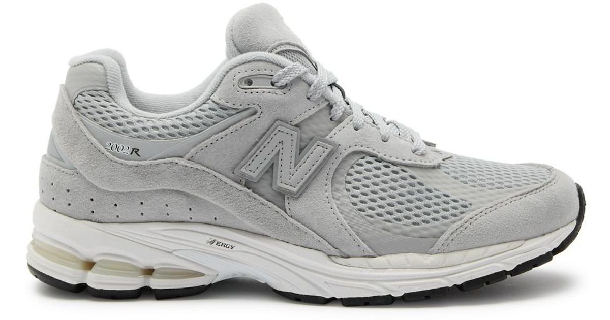 New Balance 2002 Panelled Mesh Sneakers Raincloud Uk4 in White | Lyst