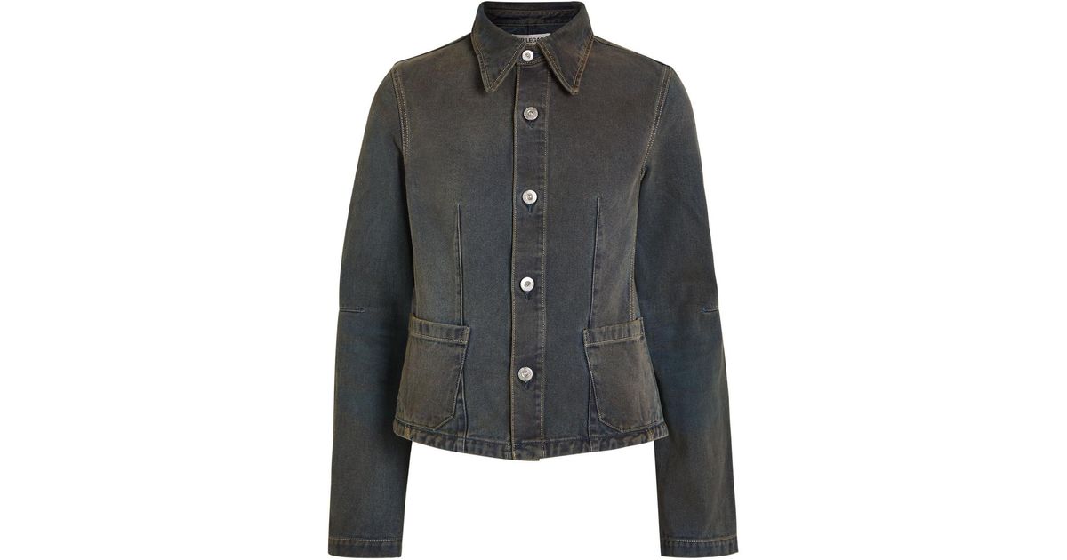 Our Legacy Union Darted Denim Jacket in Black | Lyst UK
