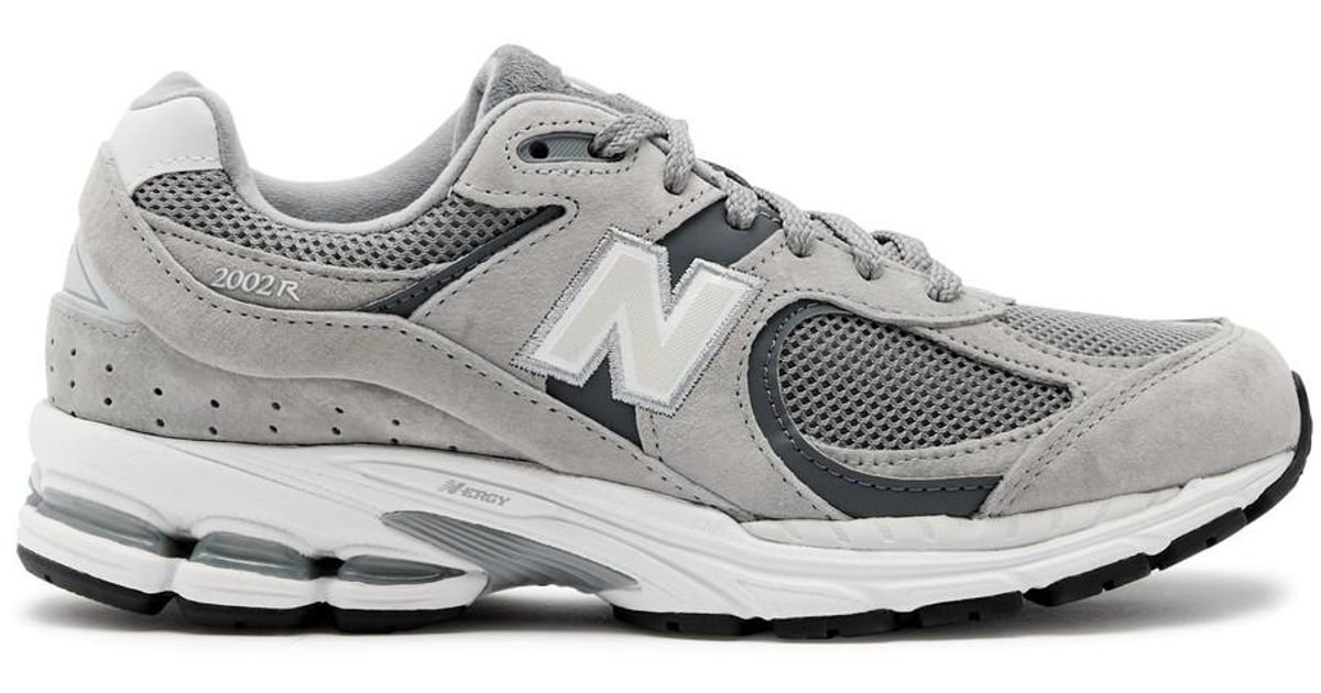 New Balance 2002R Panelled Mesh Sneakers in White | Lyst