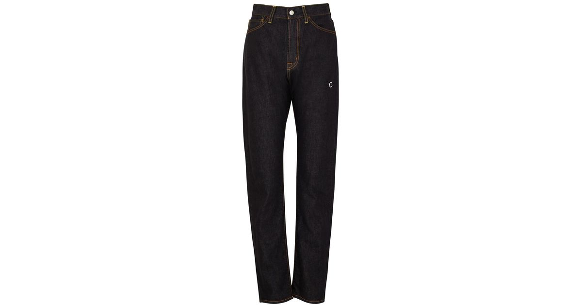 Moncler Genius Genius 7 Frgmt Slim-leg Jeans in Black | Lyst