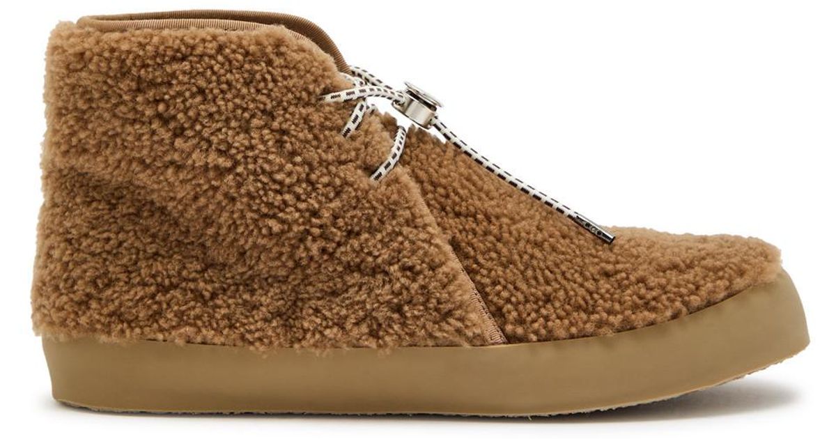 Le Monde Beryl Desert Shearling Ankle Boots in Brown | Lyst UK