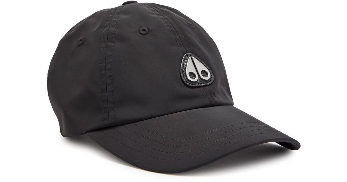 Moose Knuckles Crescent Logo Shell Cap in Black for Men | Lyst