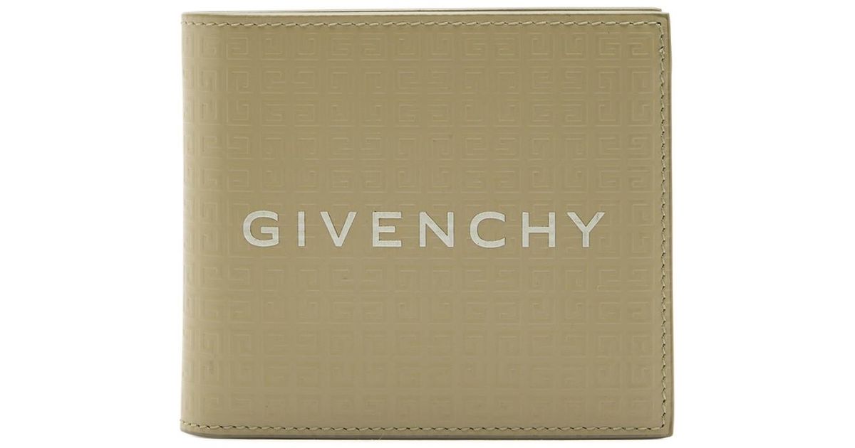 Givenchy 4G-Embossed Leather Wallet in Natural for Men | Lyst UK