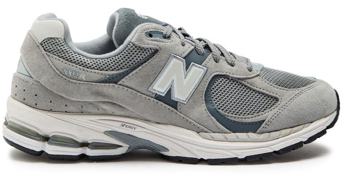 New Balance 2002R Panelled Suede And Mesh-Knit Sneakers in White for ...