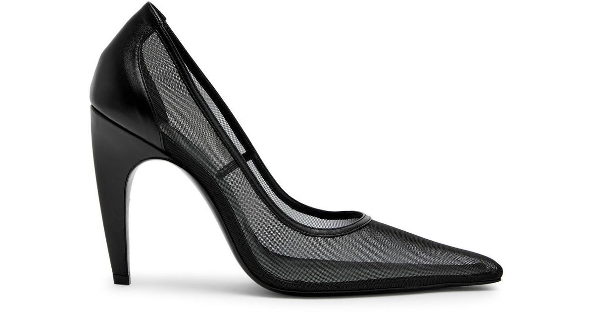 Jude Fame 105 Mesh Pumps in Black | Lyst