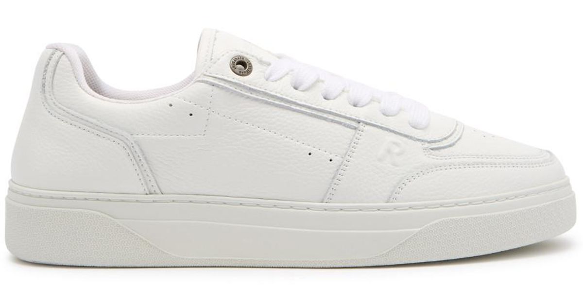 Represent Initial Panelled Leather Sneakers in White for Men | Lyst