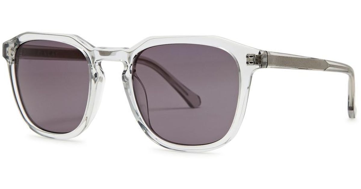 Finlay & Co. Marshall Wayfarer-Style Sunglasses in Grey for Men | Lyst UK