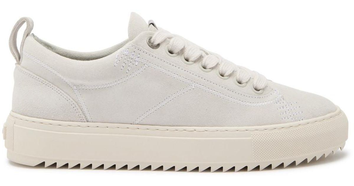 Represent Alpha 2.0 Suede Sneakers in White for Men | Lyst