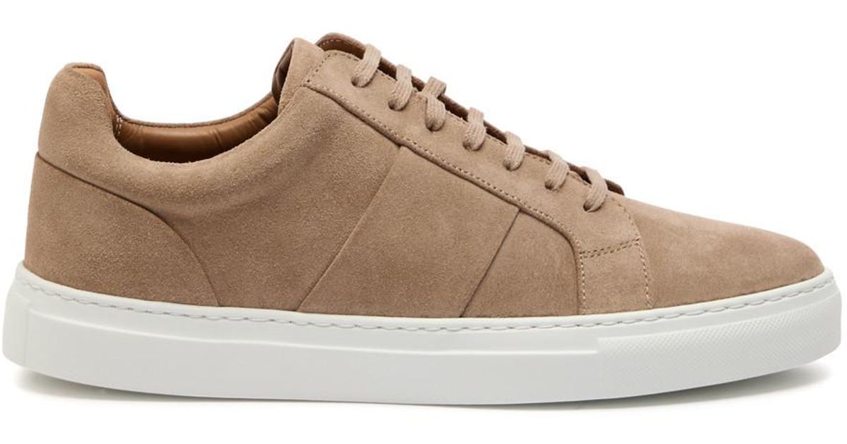 Oliver Sweeney Kendall Panelled Suede Sneakers in Brown for Men | Lyst