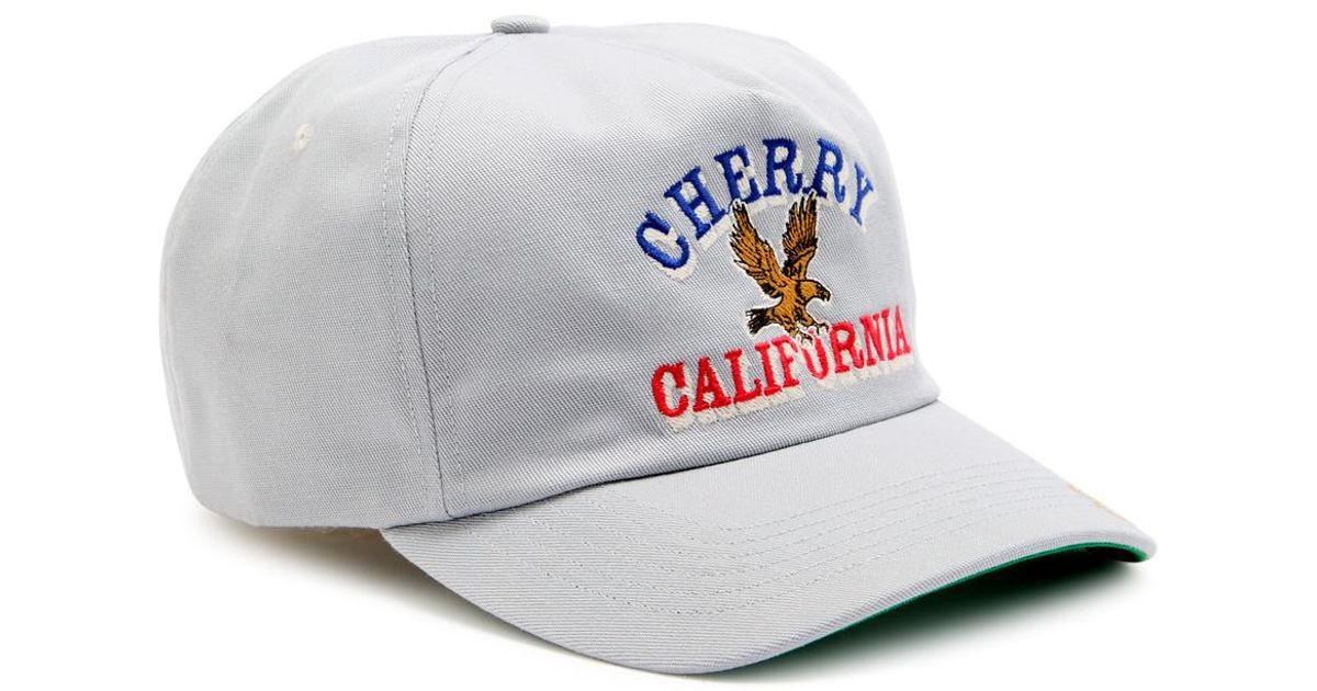 CHERRY LA Speed Series Embroidered Cotton Cap in White for Men | Lyst