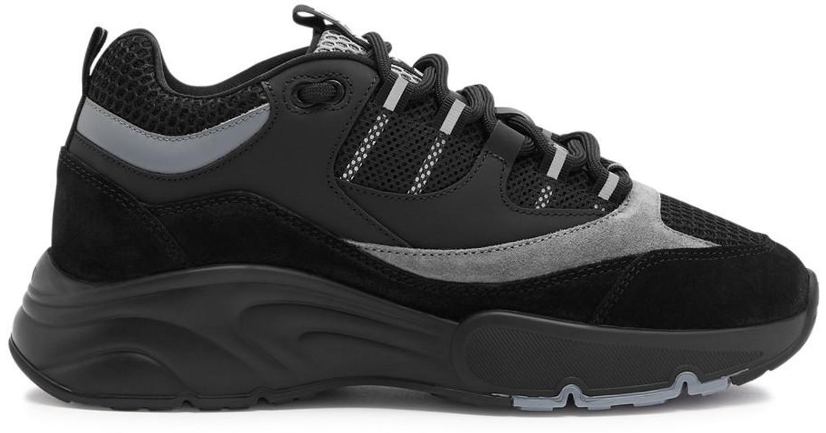 Cleens Aero Panelled Mesh Sneakers in Black for Men | Lyst
