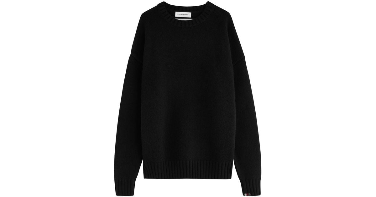 Extreme Cashmere N°383 Lovely Cashmere Jumper in Black | Lyst UK