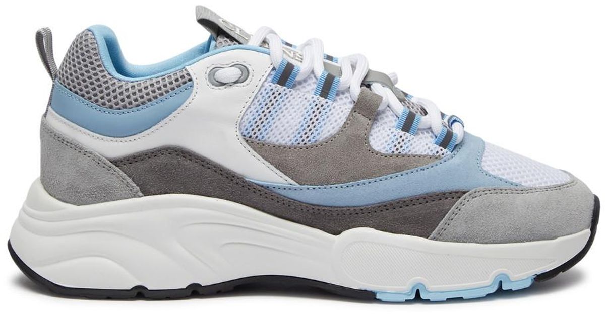 Cleens Aero Panelled Mesh Sneakers in White for Men | Lyst