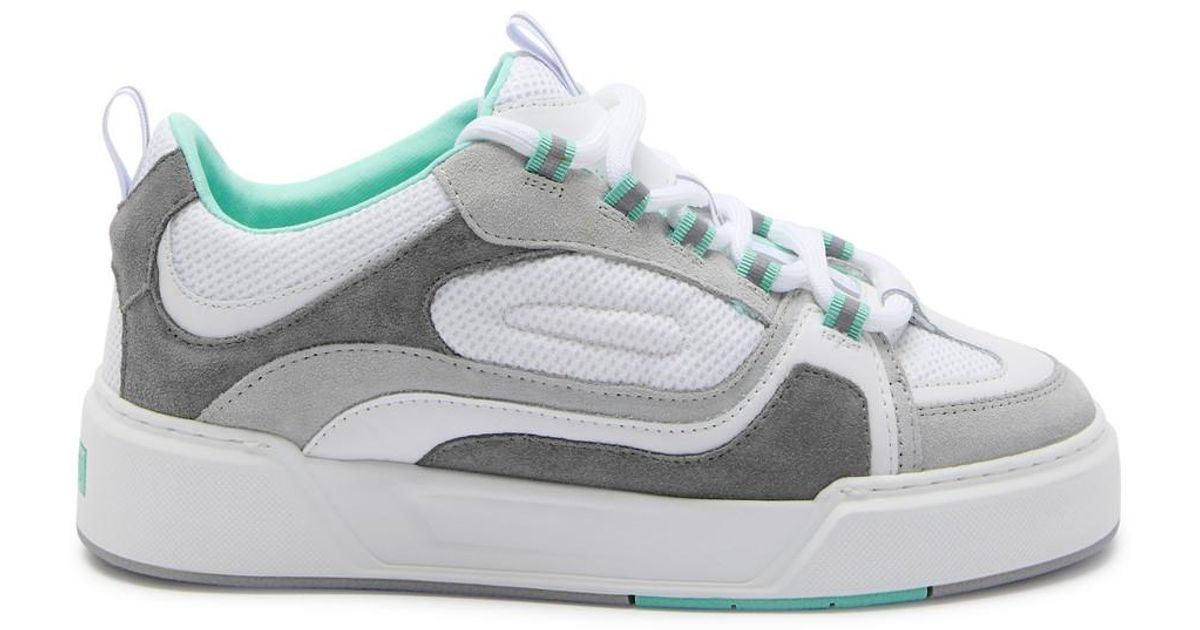 Cleens Essential Skate Evo Panelled Mesh Sneakers in White for Men | Lyst