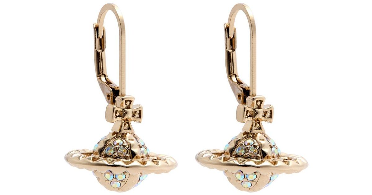 Vivienne Westwood Mayfair Small Orb Drop Earrings in Metallic | Lyst UK