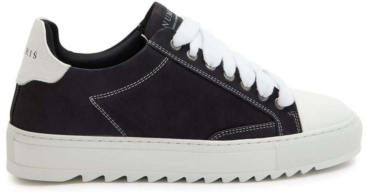 NUMERIS Atelier Acrylic Nubuck Sneakers in Black for Men | Lyst