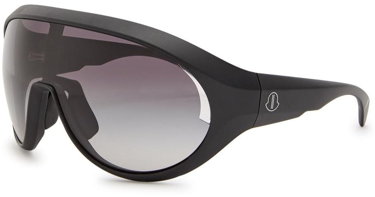 Rick Owens X Wrap-Around Sunglasses in Grey for Men | Lyst UK