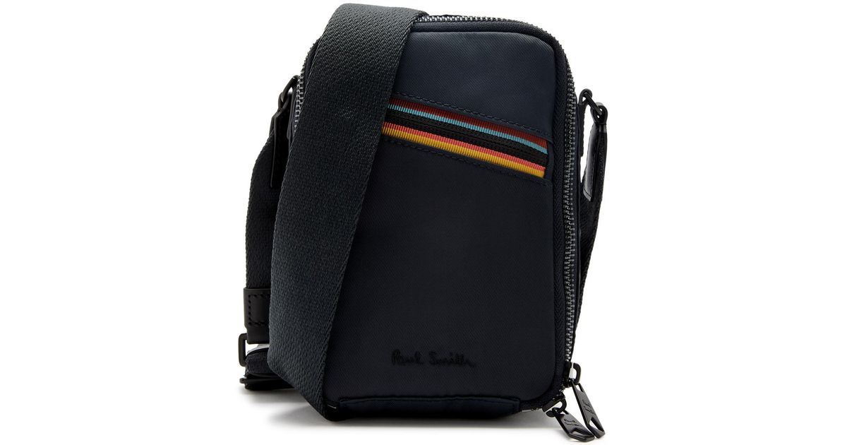 Paul Smith Flight Nylon Cross-Body Bag in Blue for Men | Lyst