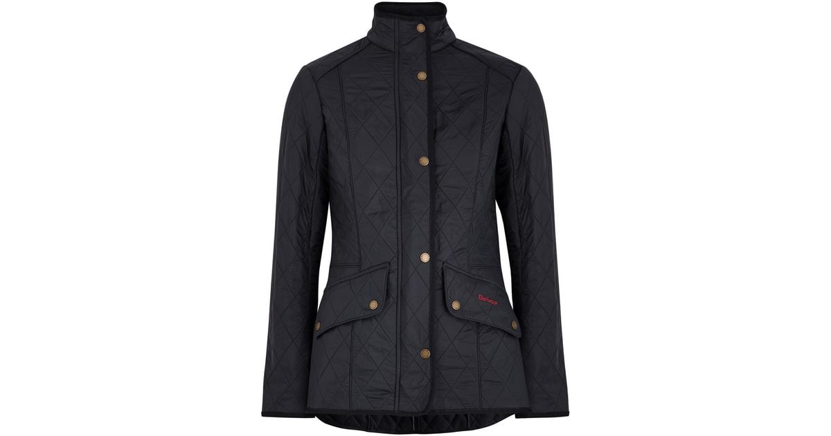 Barbour Cavalry Polarquilt Quilted Shell Jacket in Black | Lyst UK