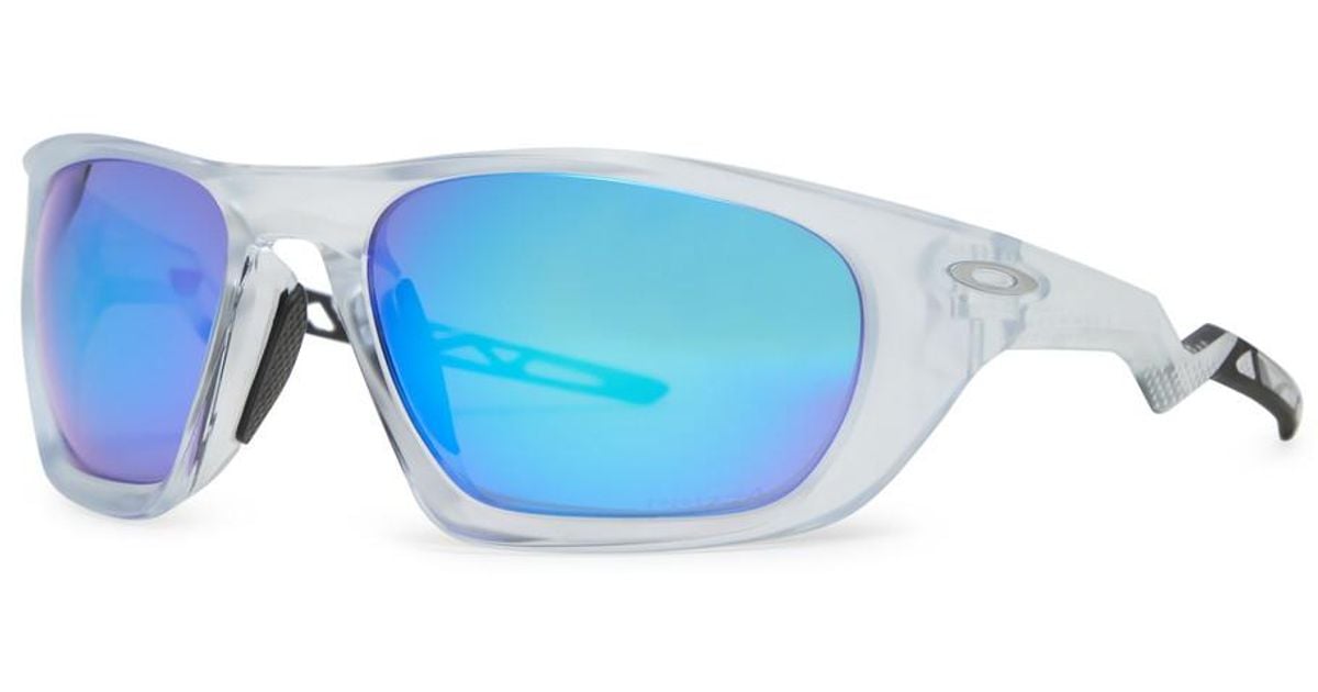 Oakley Lateralis Rectangle-Frame Sunglasses in Blue for Men | Lyst UK