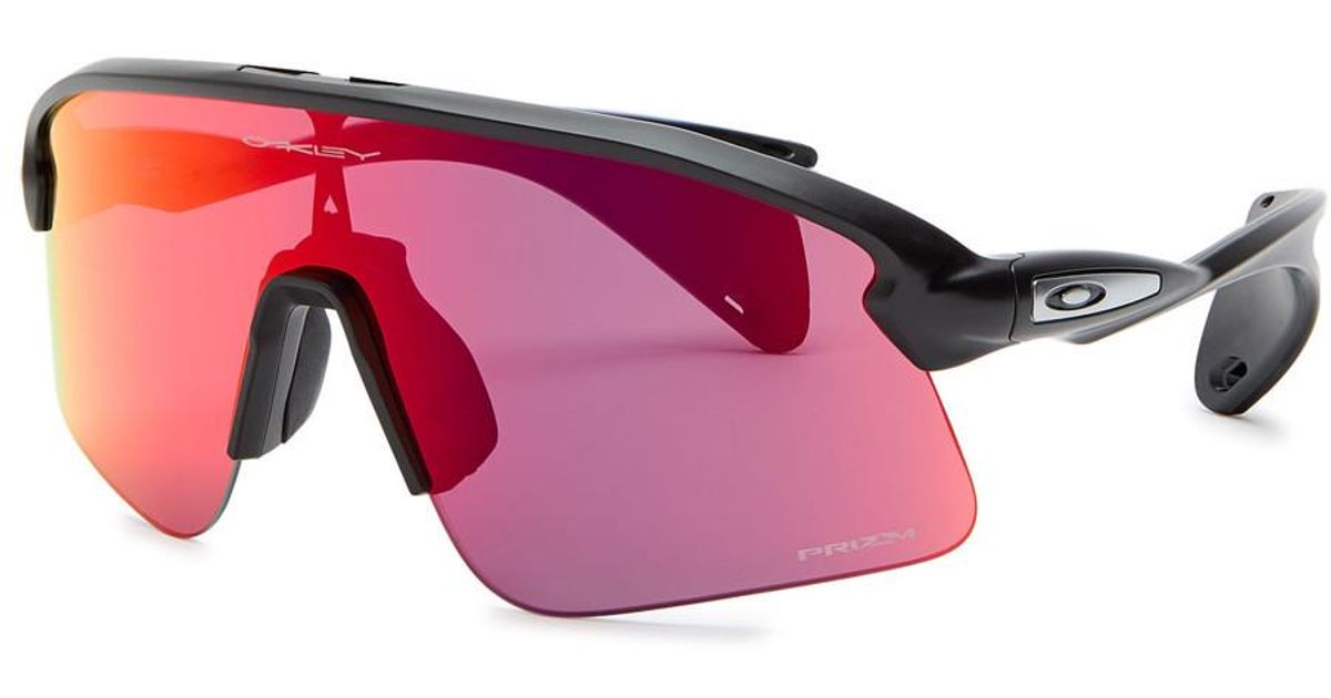 Oakley Stunt Devil Wrap-Around Sunglasses in Red for Men | Lyst UK