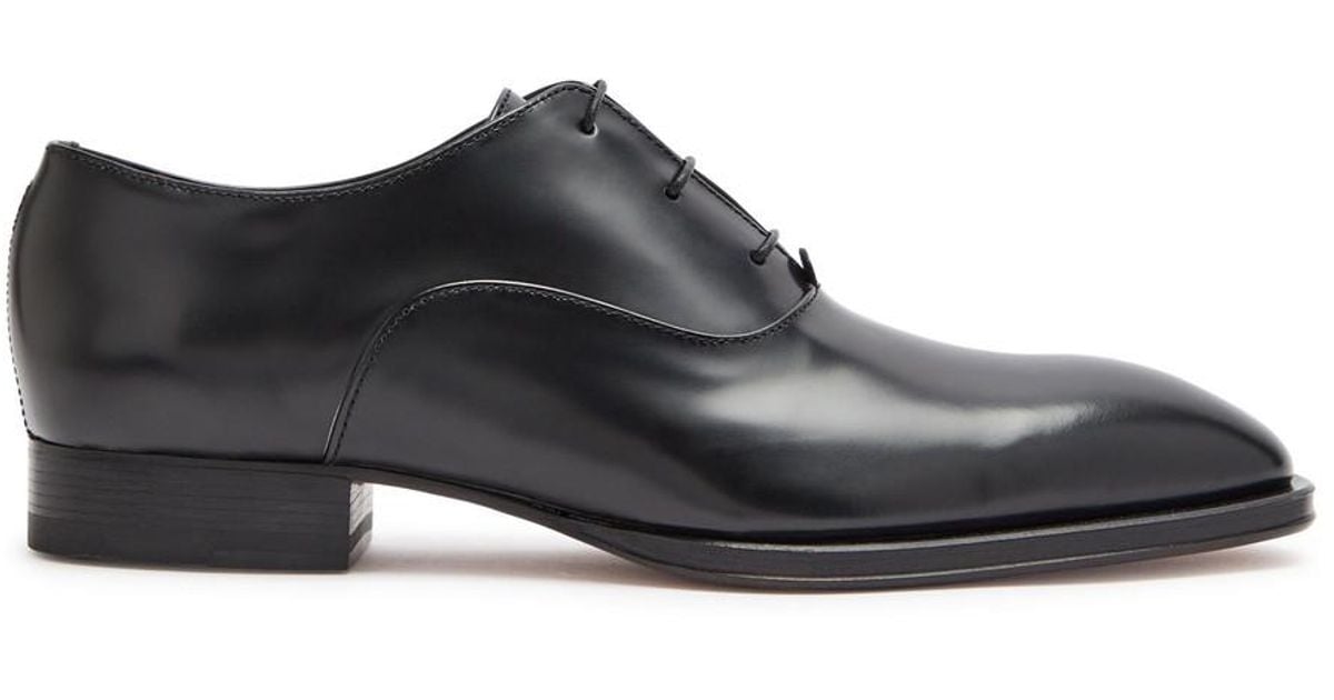 Calvin Klein Felix Leather Oxford Boots in Grey | Lyst UK