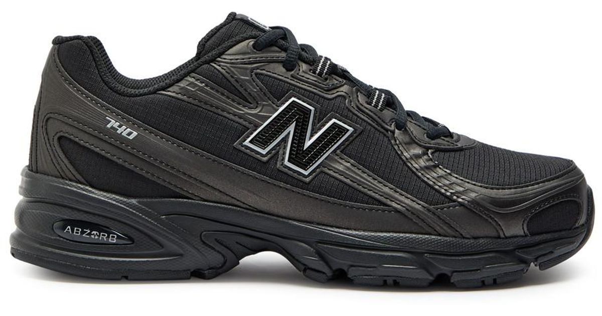 New Balance 740 Panelled Mesh Sneakers in Black for Men | Lyst UK