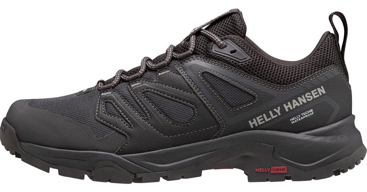 Helly Hansen Stalheim Hellytech® Waterproof Hiking Shoes in Black for ... Helly Hansen Stalheim Hellytech® Waterproof Hiking Shoes in Black for ...
