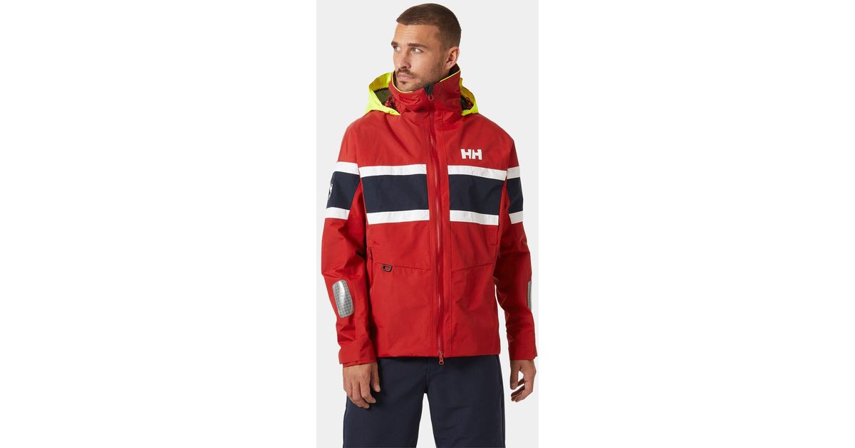 Helly Hansen Salt Original Sailing Jacket in Red for Men | Lyst