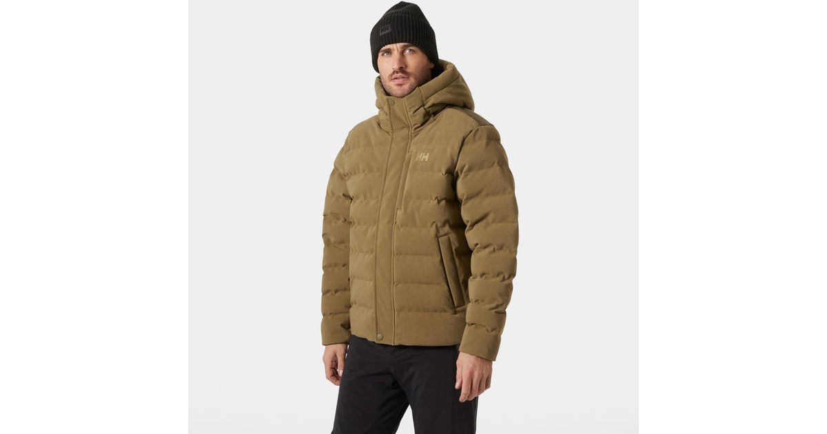 Helly Hansen Alby Puffy Jacket in Brown for Men | Lyst UK