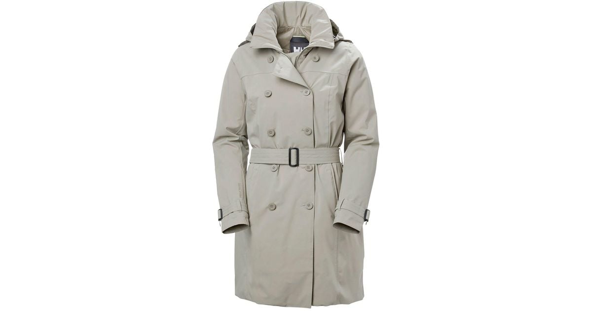 Helly Hansen Urb Lab Welsey Insulated Trench Coat in Gray for Men | Lyst