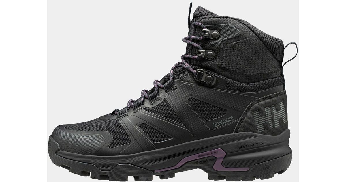 Helly Hansen Ascender Mid Helly Tech Waterproof Hiking Boots in Black | Lyst
