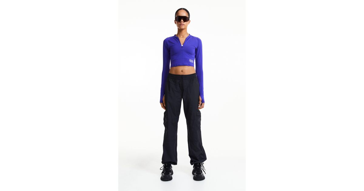 H M Pants In Blue Lyst H M Pants In Blue Lyst