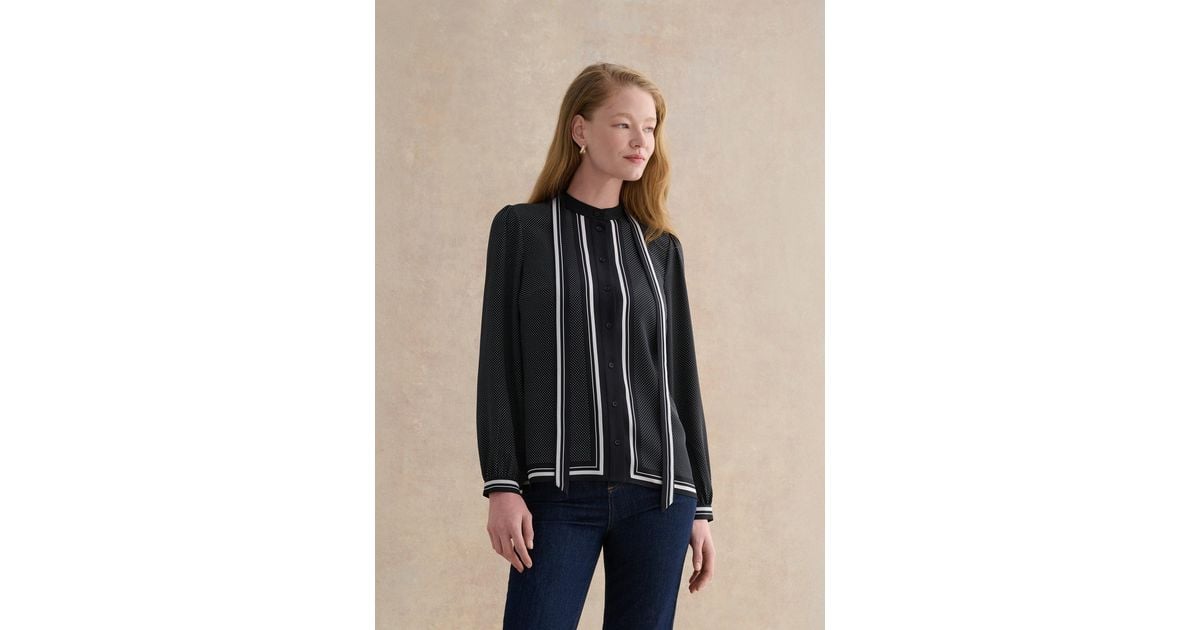 Hobbs Valerie Blouse in Blue | Lyst UK