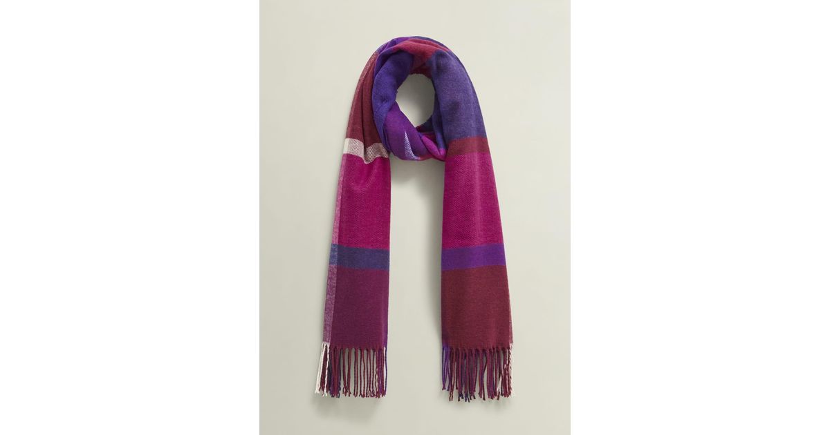 Hobbs Elsa Scarf in Pink | Lyst UK
