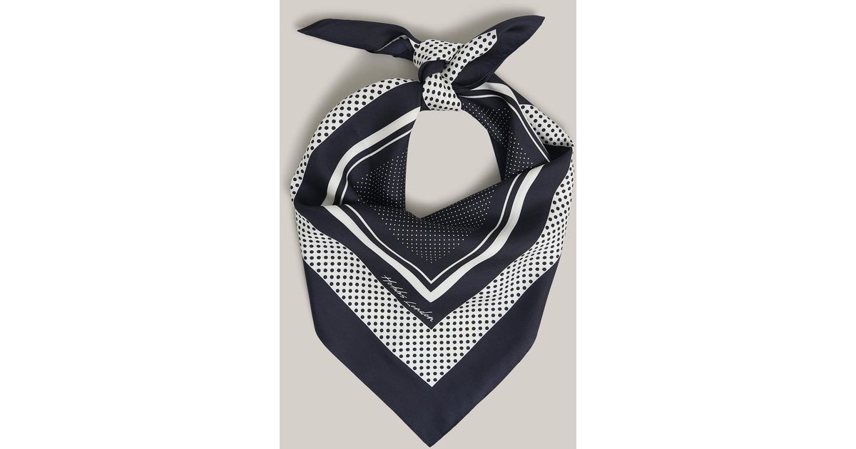Hobbs Milena Silk Scarf in Blue | Lyst UK