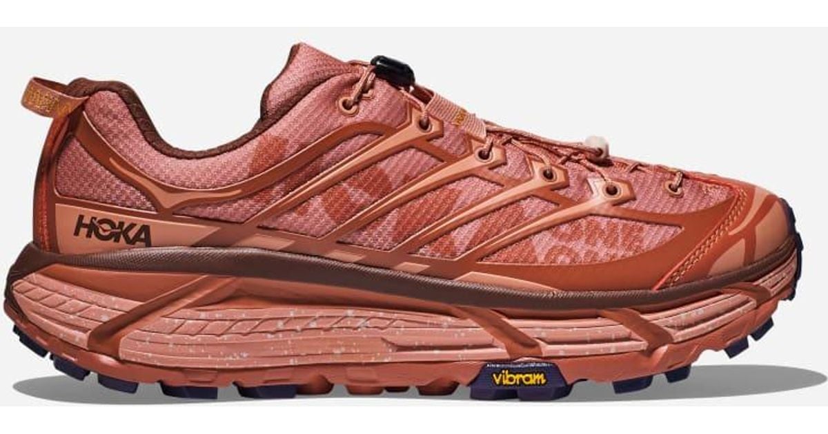 Hoka One One Mafate Three2 Lifestyle Shoes in Red | Lyst UK