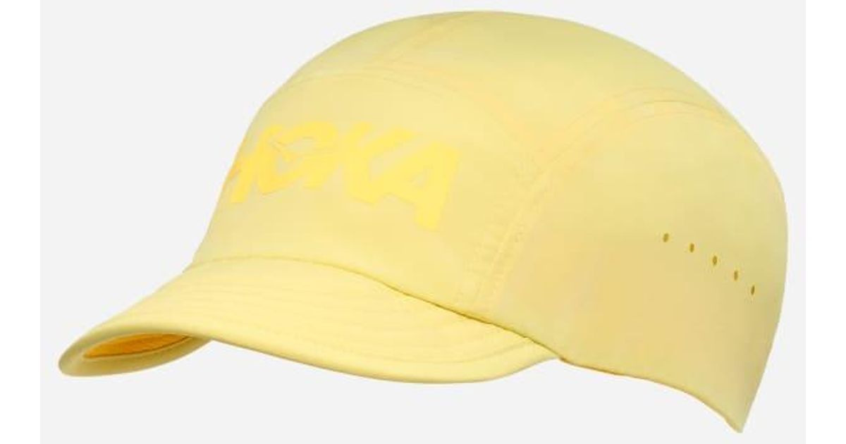 Hoka One One Packable Trail Hat in Yellow | Lyst UK